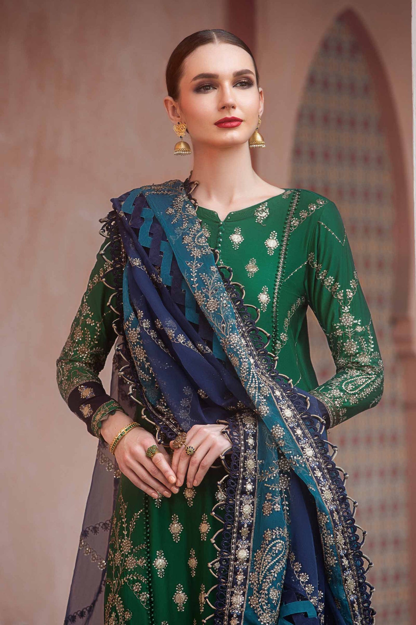 Unstitched Sateen | Emerald Green CST-711 – Maria.B. Designs (PK)