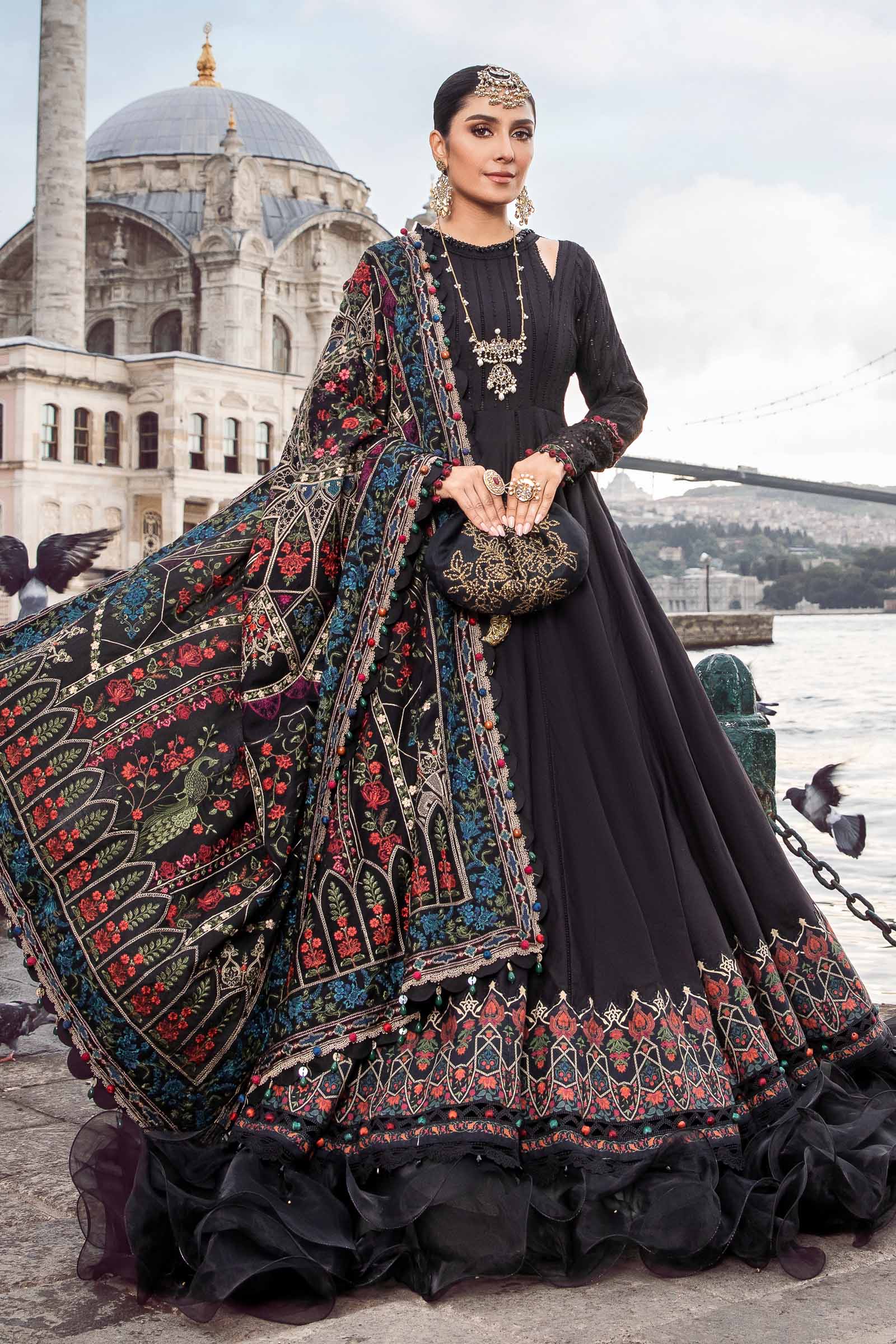 Unstitched Linen | Black DL-1101 – Maria.B. Designs (PK)