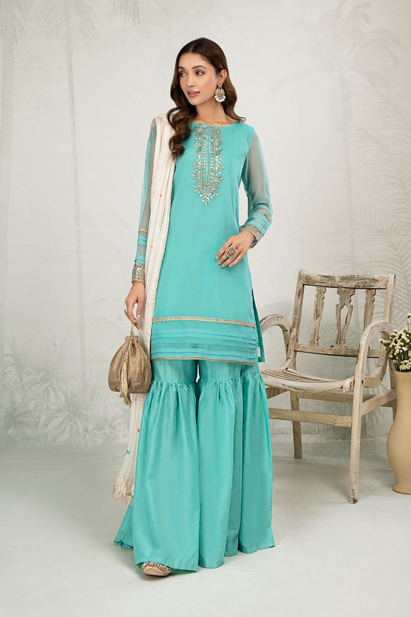 Suit Ferozi DW-EA23-100 – Maria.B. Designs (PK)