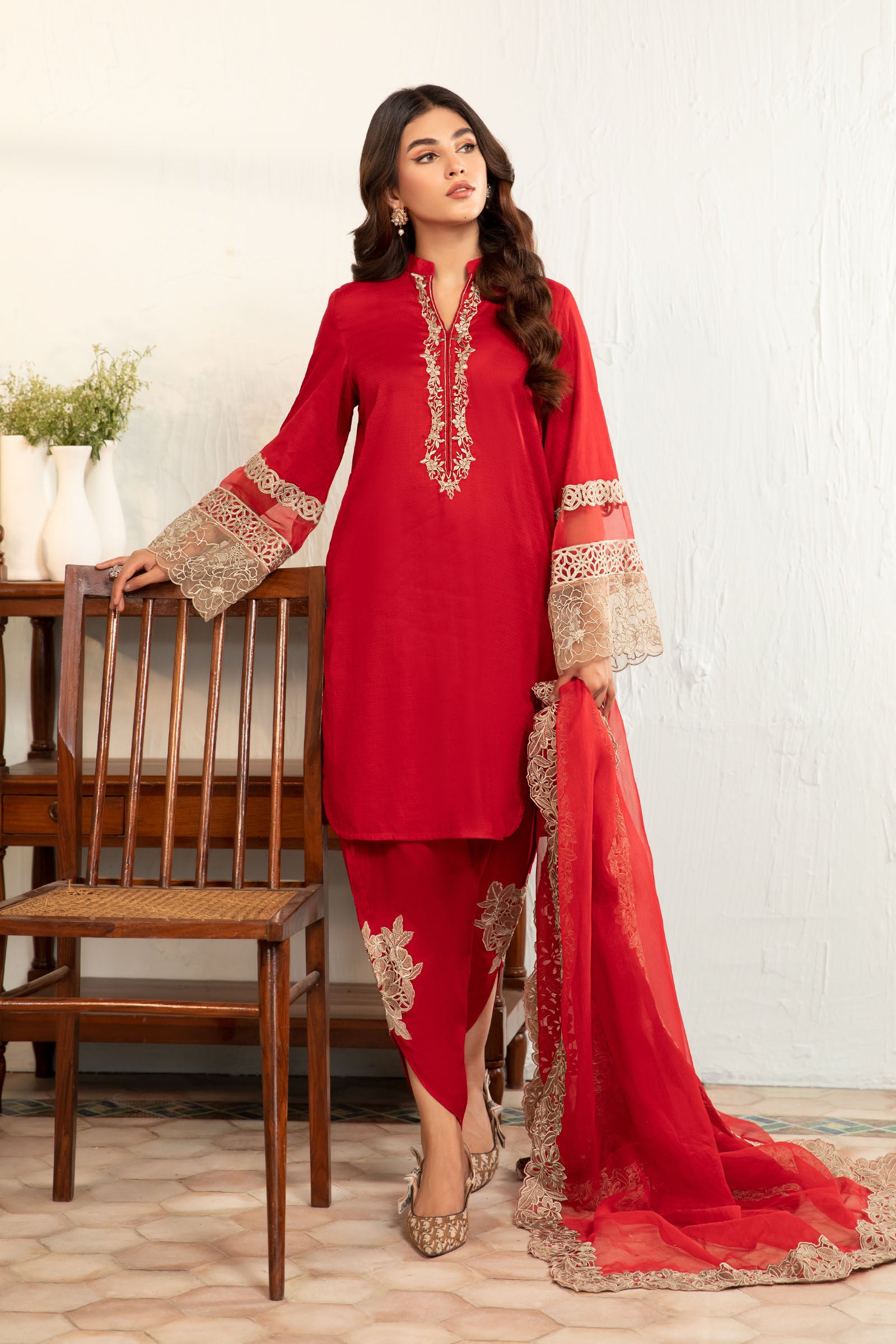 Suit Red DW-EA23-37 – Maria.B. Designs (PK)