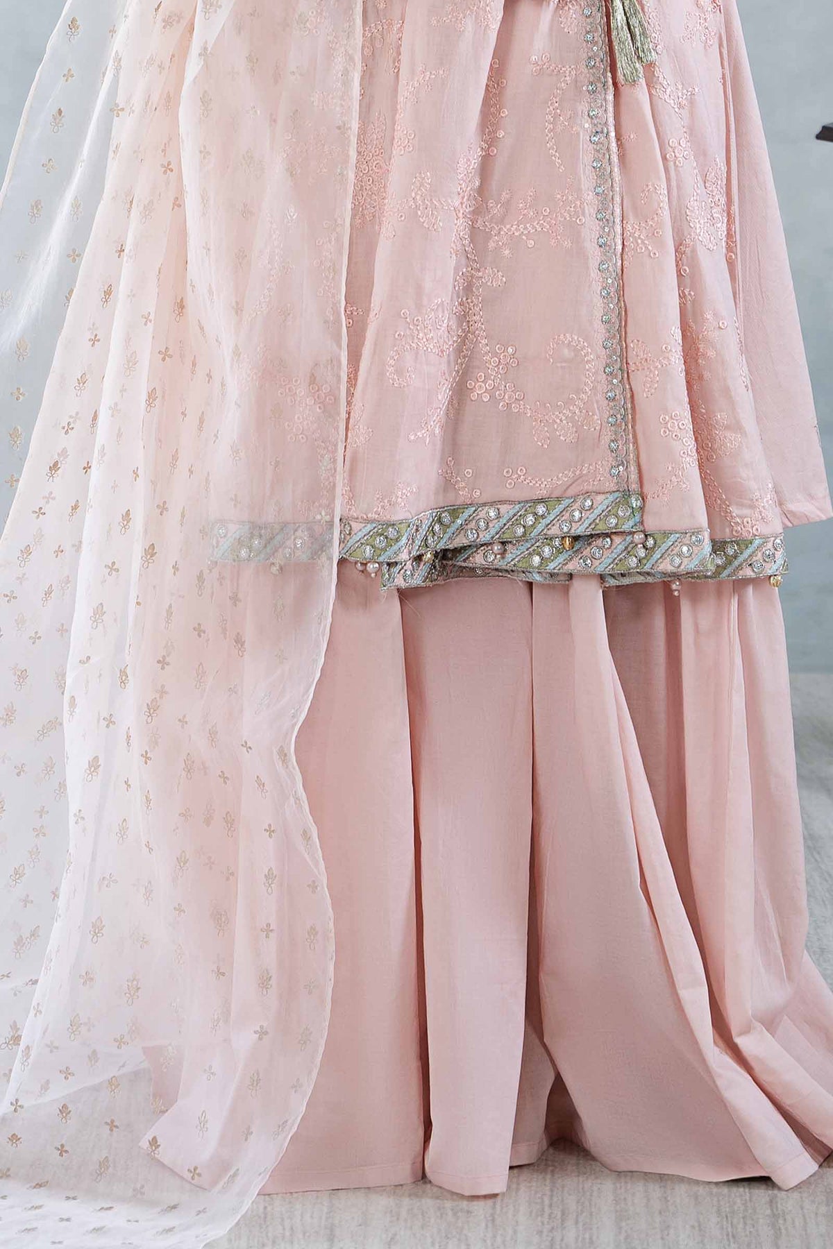 3 Piece Embroidered Net Suit | DW-EA24-49 – Maria.B. Designs (PK)