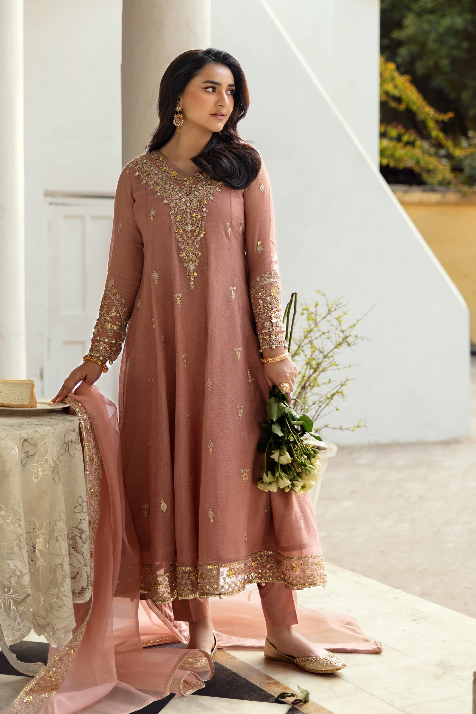 3 Piece Embroidered Cotton Net Suit – Maria.B. Designs (PK)