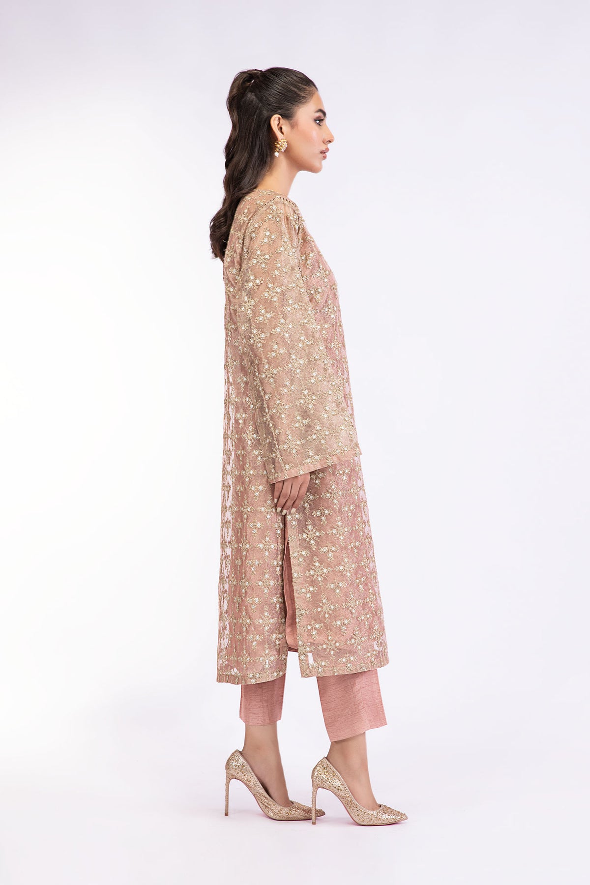 M.Luxe Fabrics Peach LF-503 – Maria.B. Designs (PK)