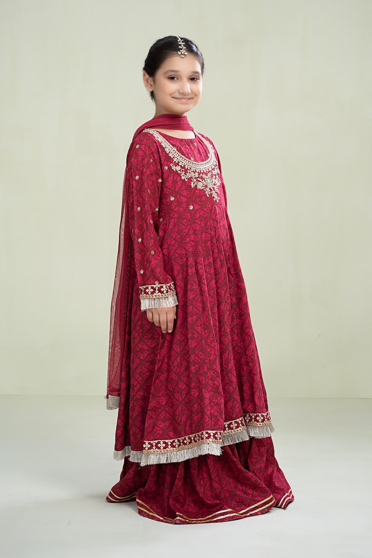 Suit Maroon MKD-W23-14 – Maria.B. Designs (PK)