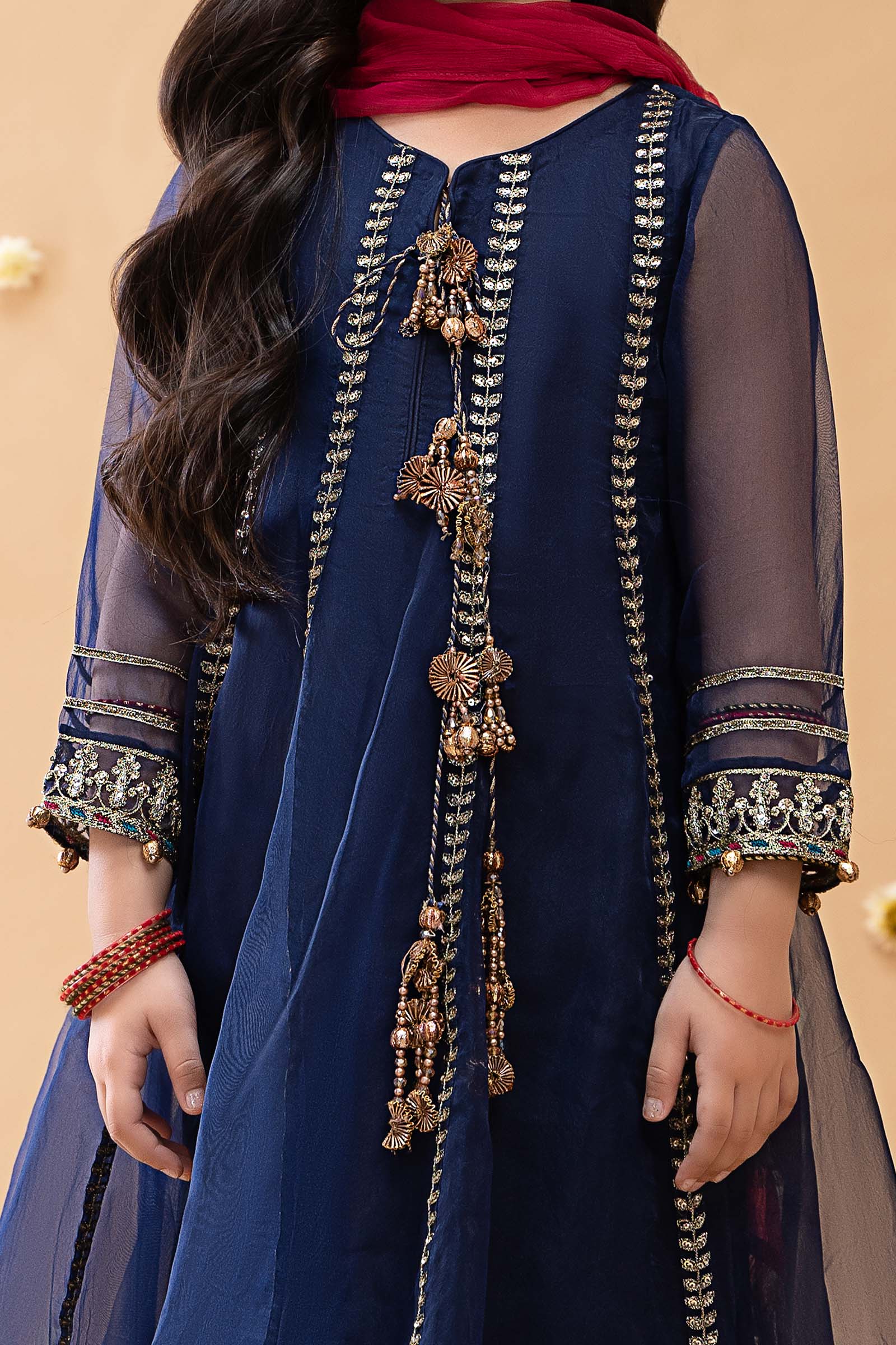 Suit Navy Blue MKS-EA23-18 – Maria.B. Designs (PK)