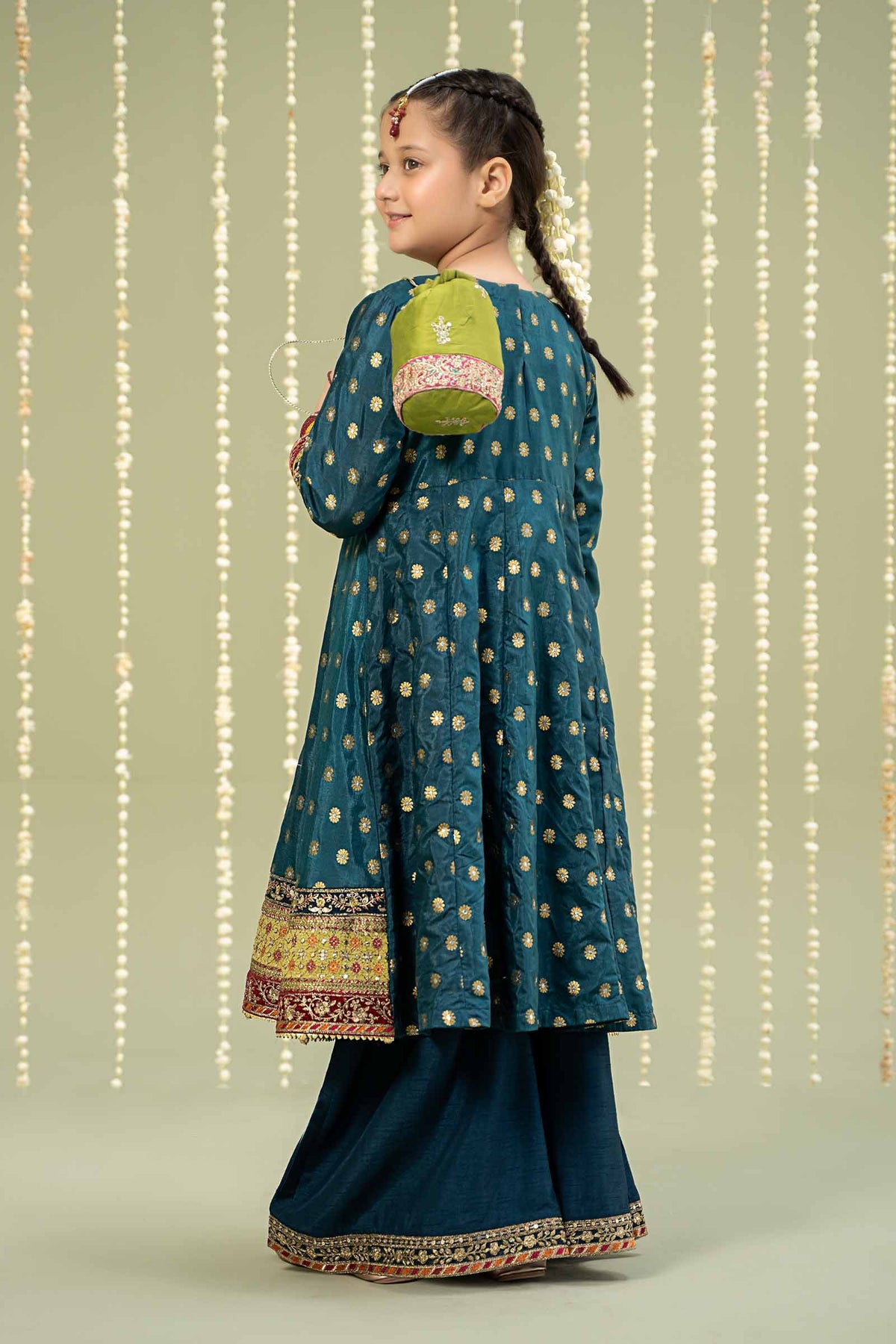 3 Piece Embroidered Jamawar Suit | MKS-W24-22 – Maria.B. Designs (PK)
