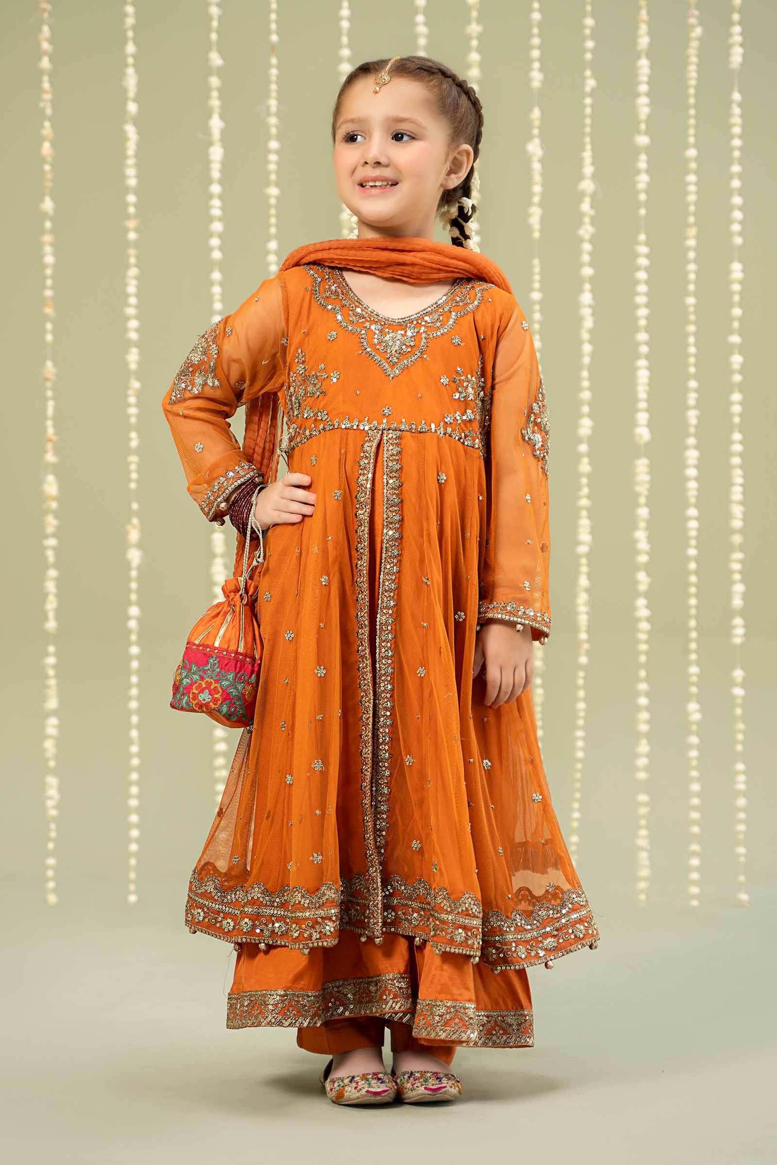 3 Piece Embroidered Net Suit – Maria.B. Designs (PK)