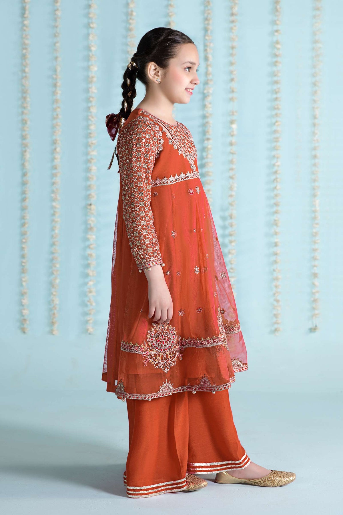 3 Piece Embroidered Net Suit | MKS-EA24-02 – Maria.B. Designs (PK)