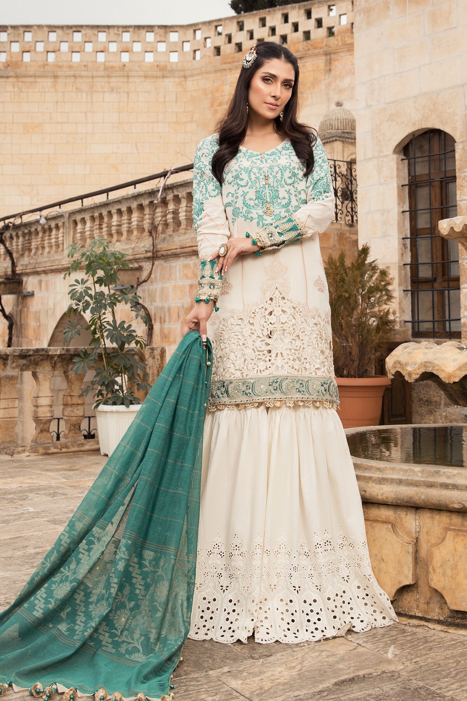 Unstitched Lawn D-2103-A is available in A Color - Maria.B. – Maria.B ...