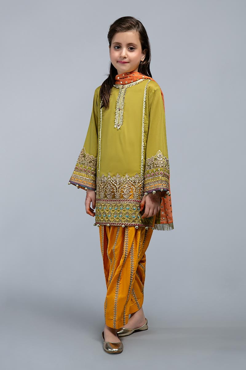 Suit Green MKS-SS20-02 is available in Green Color - Maria.B. – Maria.B. Designs (PK)