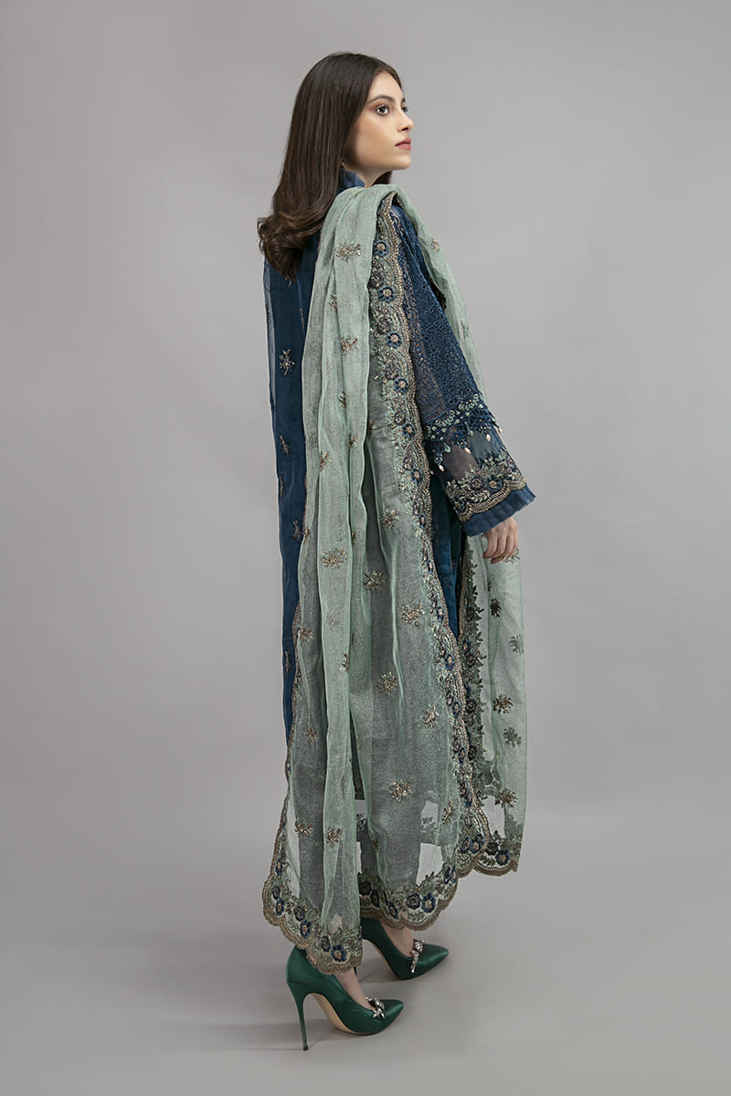 Suit Teal Blue SF-EA20-11 is available in Teal Blue Color - Maria.B ...