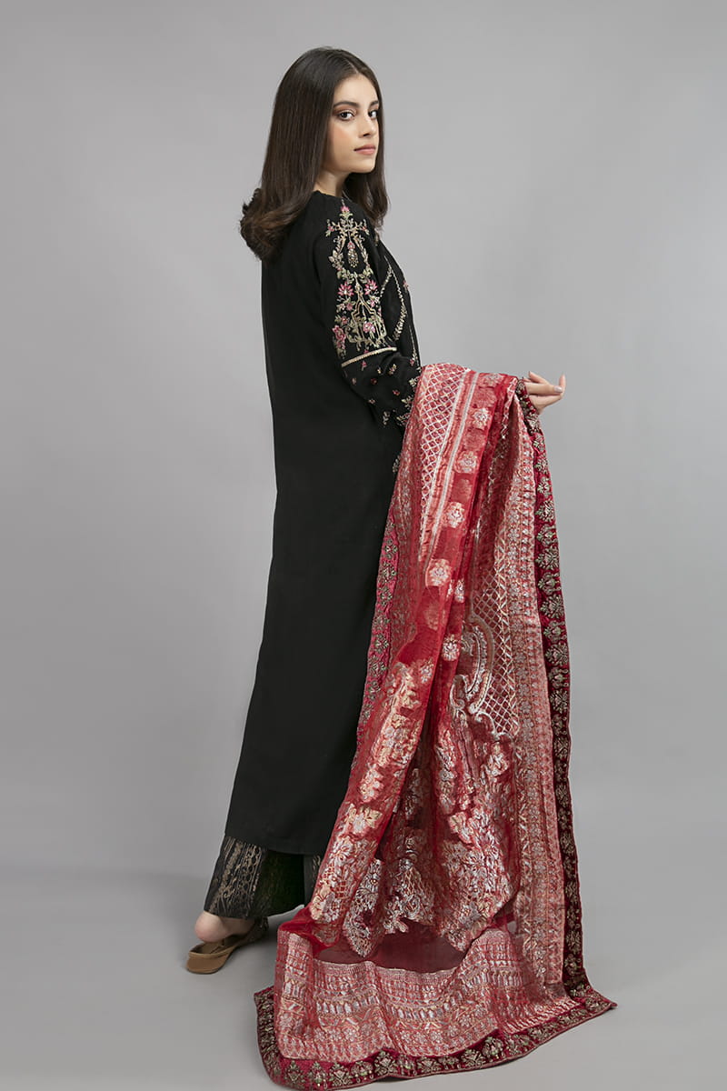 Suit Black SF-EA20-12 is available in Black Color - Maria.B. – Maria.B ...