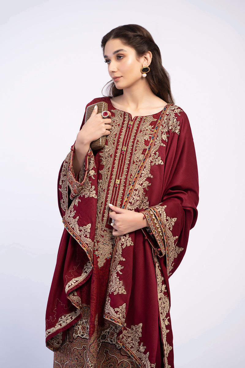 Suit Maroon DLS-1008 – Maria.B. Designs (PK)