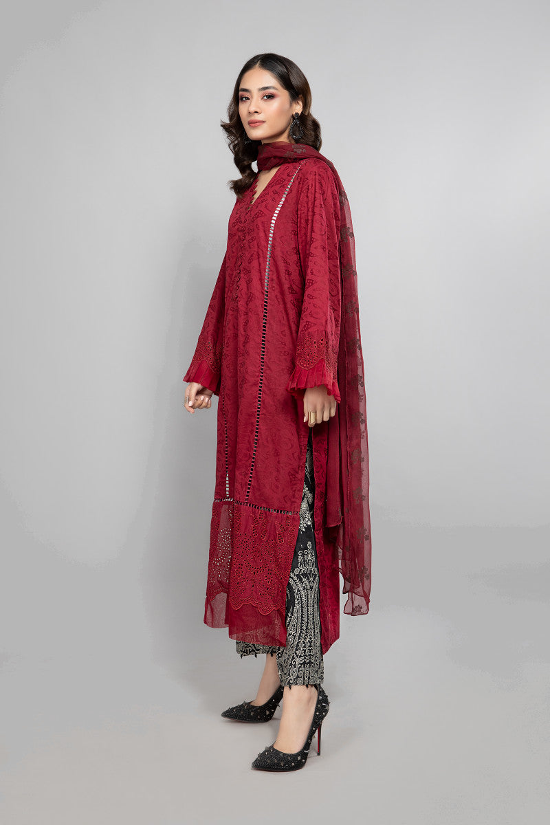 Suit Red DW-EA20-11 is available in Red Color - Maria.B. – Maria.B ...