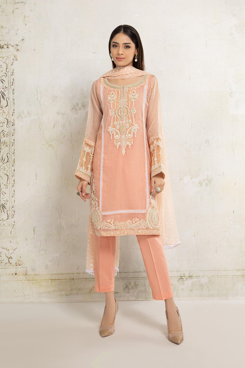 Suit Peach DW-EA20-20 is available in Peach Color - Maria.B. – Maria.B ...