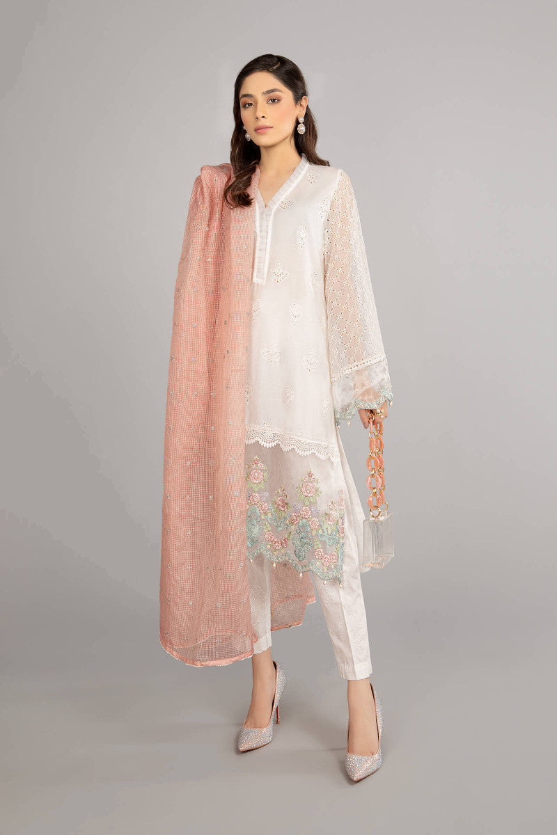 Suit White DW-EA20-21 is available in White Color - Maria.B. – Maria.B ...