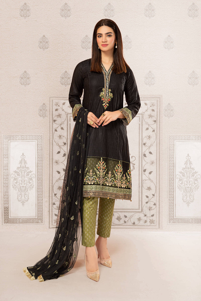 Suit Black DW-EA20-30 is available in Black Color - Maria.B. – Maria.B ...