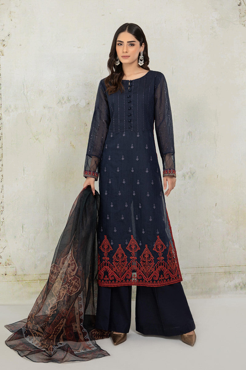 Suit Blue DW-EA21-09 is available in Blue Color - Maria.B. – Maria.B ...