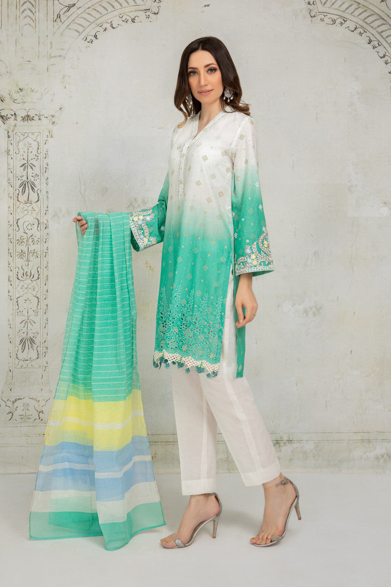 Suit Ferozi DW-EF21-25 is available in Ferozi Color - Maria.B. – Maria ...