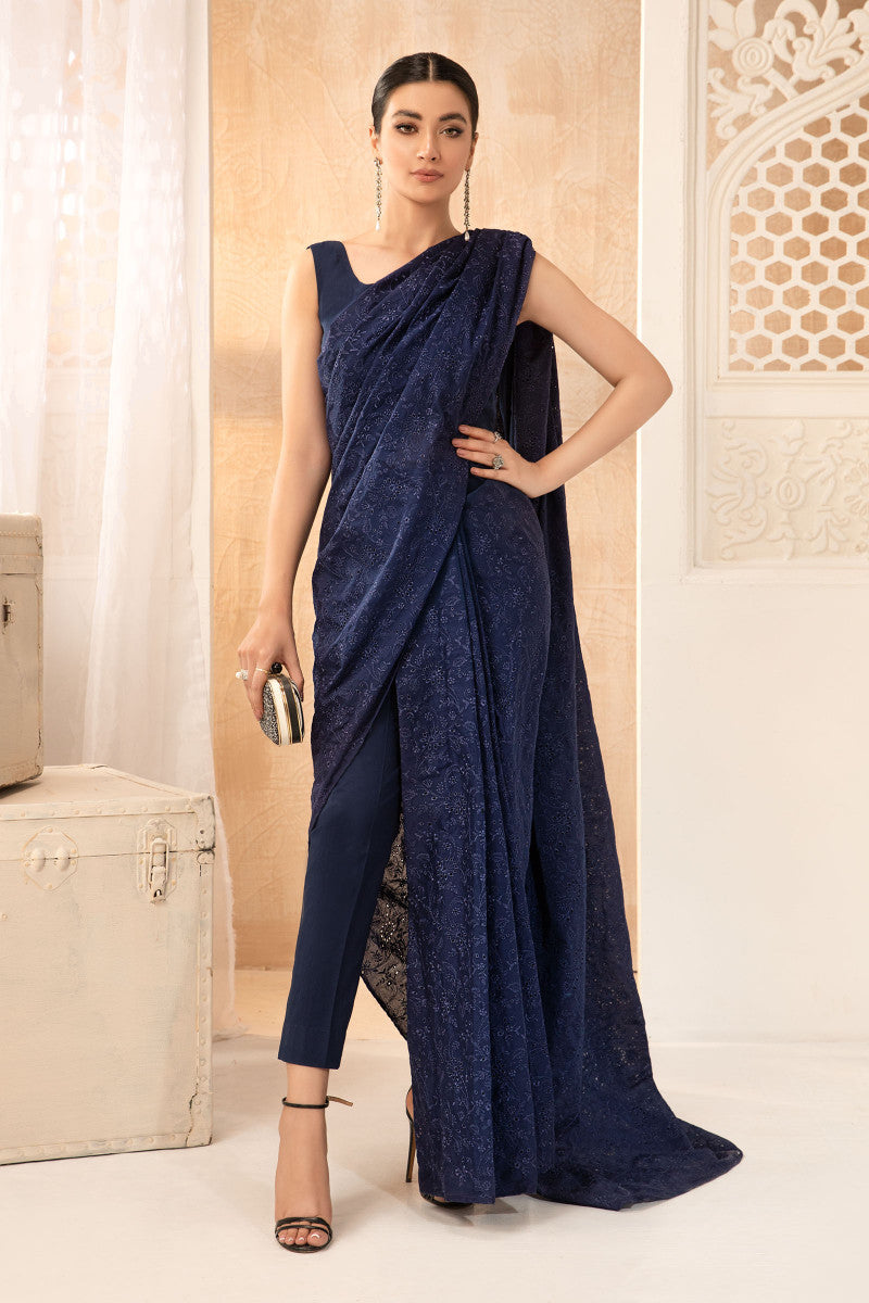 M.Luxe Fabrics LF-205-C-Blue – Maria.B. Designs (PK)