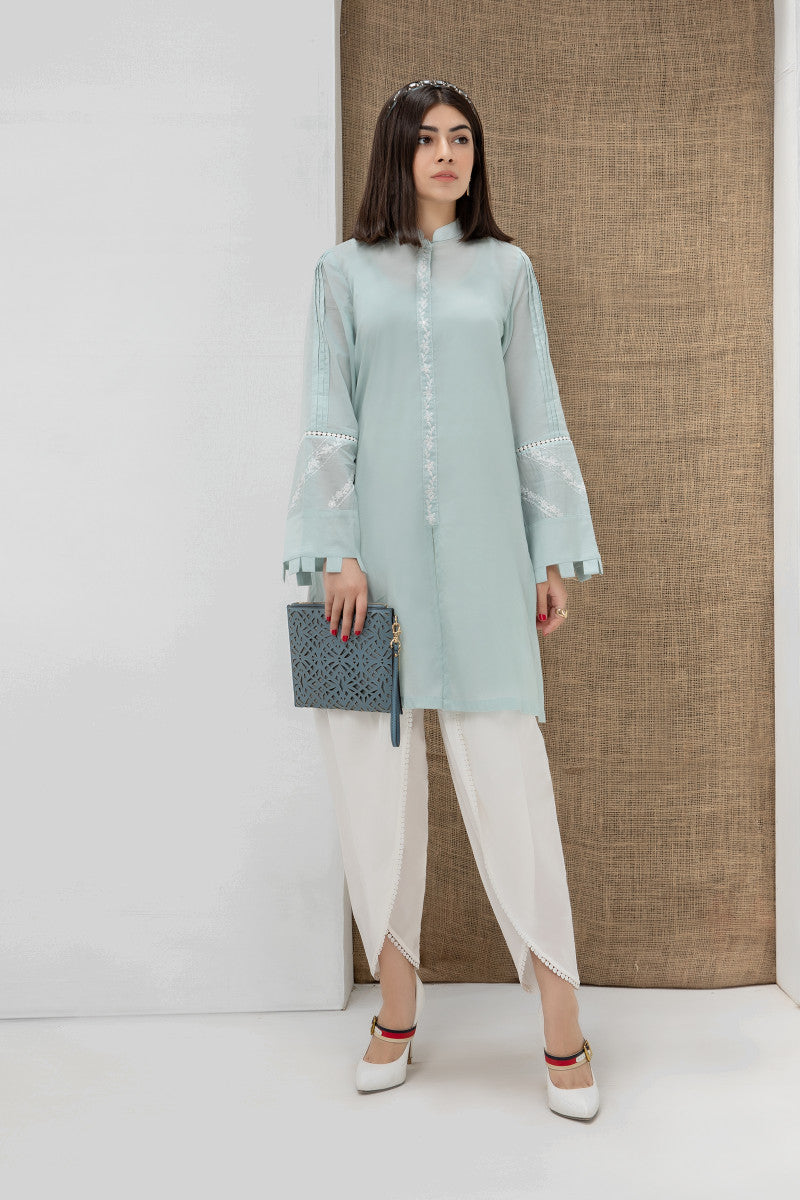 Shirt Ferozi MB-SS21-135 is available in Ferozi Color - Maria.B ...