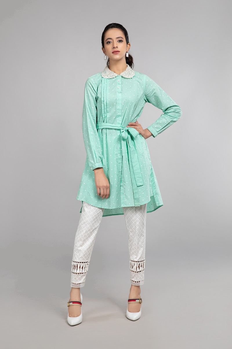Shirt Ferozi MB-SS21-67 is available in Ferozi Color - Maria.B. – Maria ...
